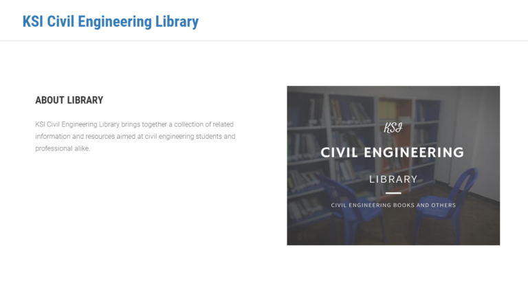 KSI Civil Engineering Library Software – Civil Engineering